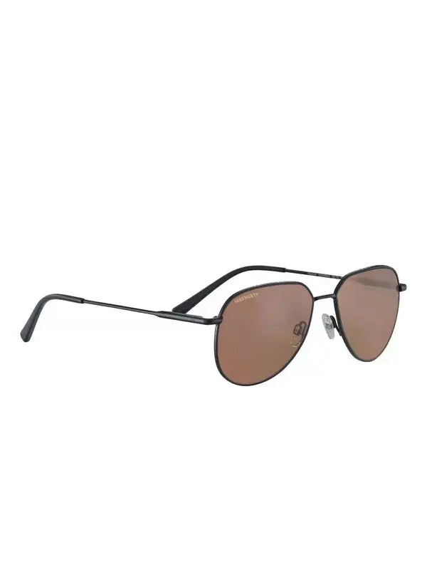 SERENGETI EYEWEAR Haywood Pilot Sunglasses - Black