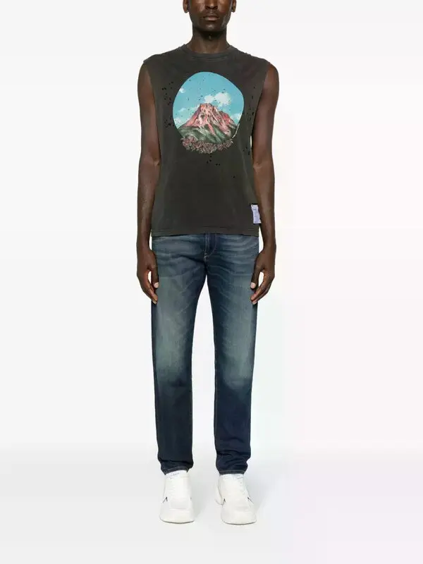 DIESEL® D-strukt Straight-leg Jeans - Blue