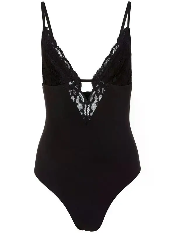 FLEUR DU MAL Charlotte 3-way Bodysuit - Black