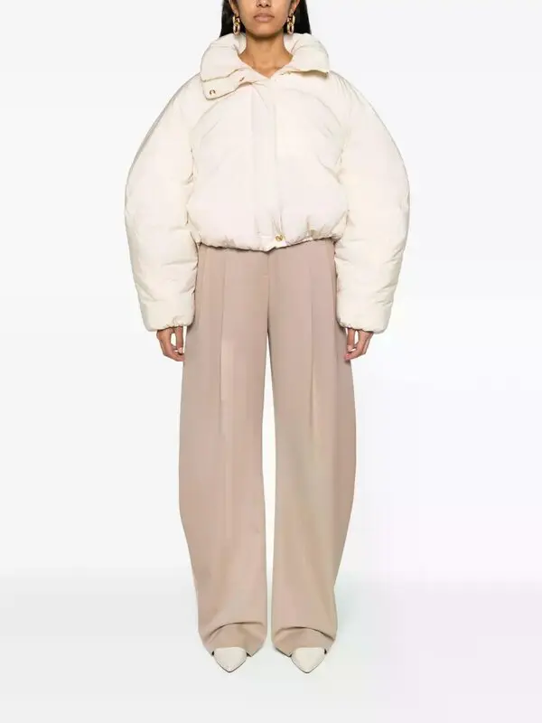 Jacquemus La Doudoune Courte Caraco Jacket - Neutrals