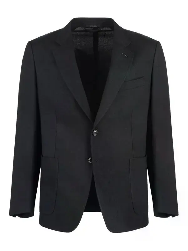 TOM FORD Single-breasted Blazer - Blue