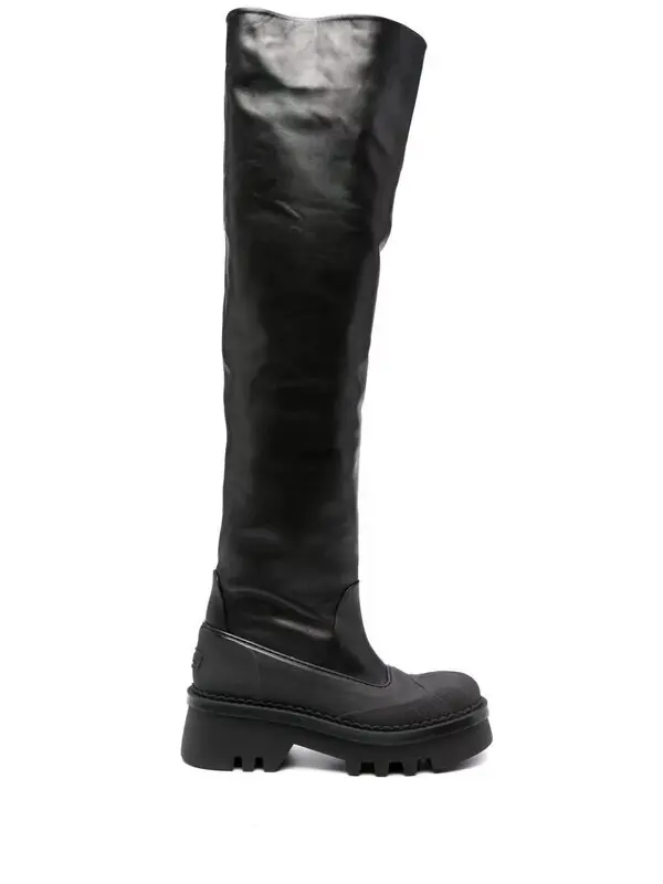Chloé Raina 50mm Thigh-high Leather Boots