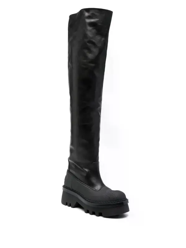 Chloé Raina 50mm Thigh-high Leather Boots