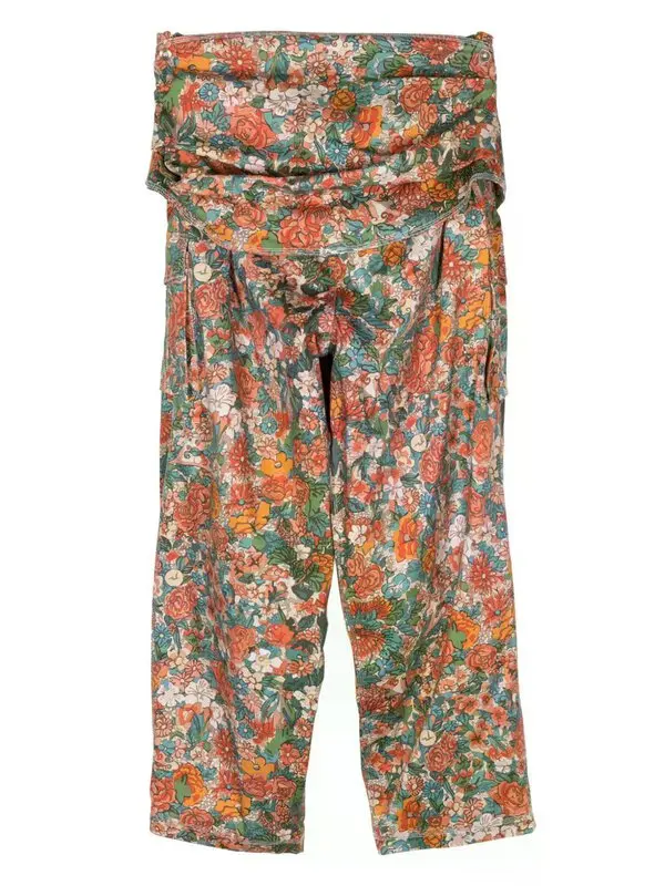 ACT Nº1 Tied-waist Cargo Trousers