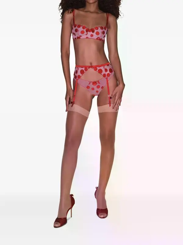 FLEUR DU MAL Polka-dot Briefs