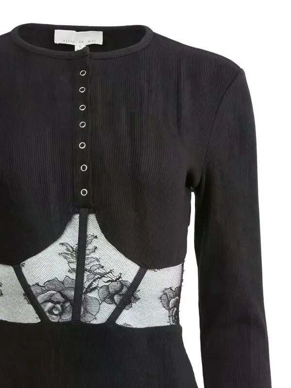 FLEUR DU MAL Lace Bodysuit