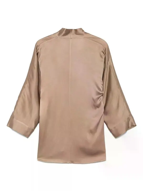 Antonelli Firenze Belted Shirt - Brown