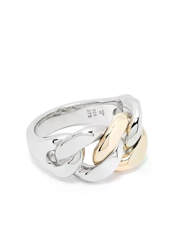 Tom Wood Dean Duo Ring - Silver