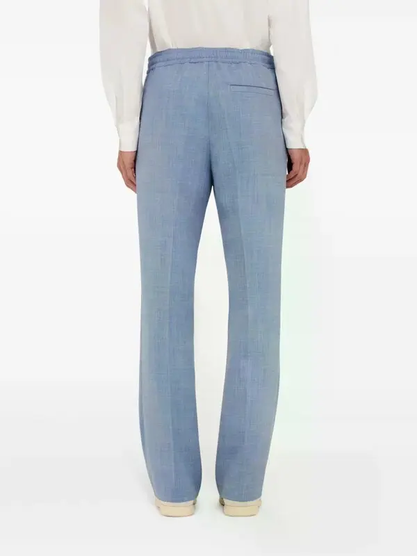 FERRAGAMO Mélange-effect Trousers