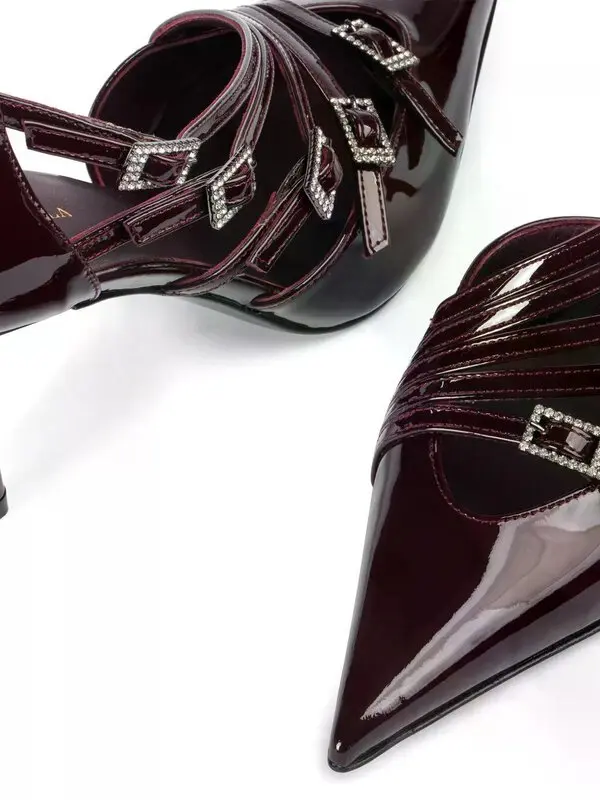 LE SILLA Scarlet 100mm Leather Pumps