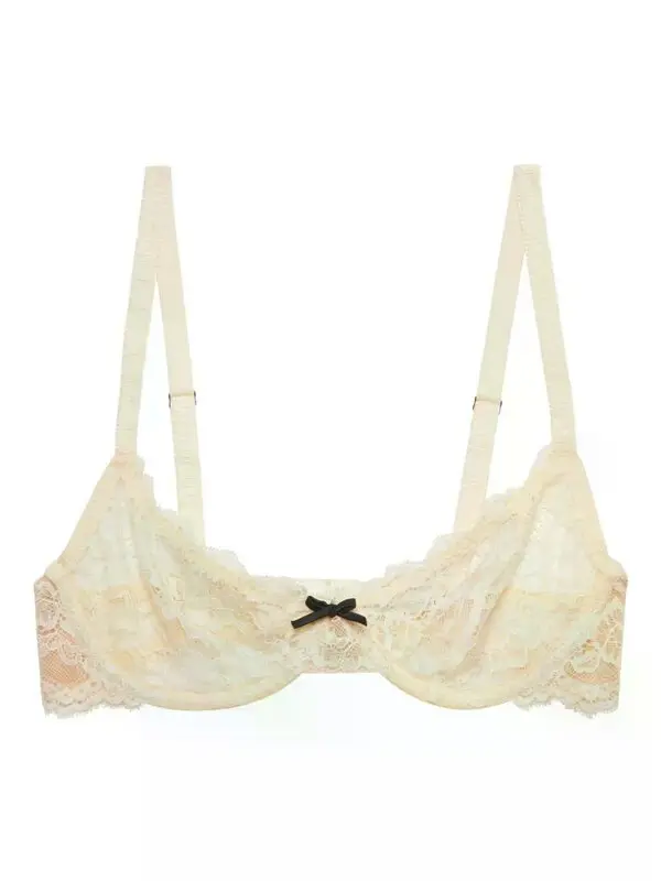 FLEUR DU MAL Bianca Balconette Bra - Neutrals
