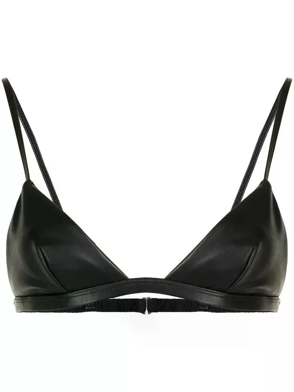 FLEUR DU MAL Vegan Leather Triangle Bra