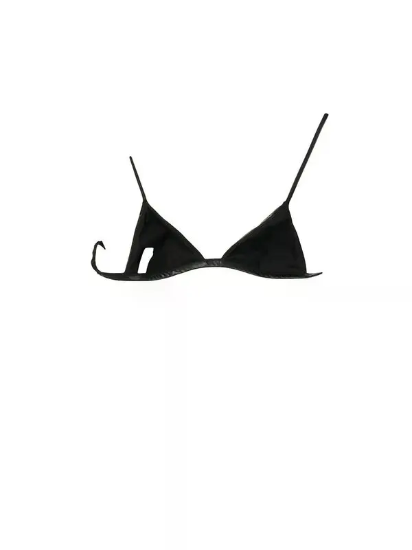 FLEUR DU MAL Vegan Leather Triangle Bra