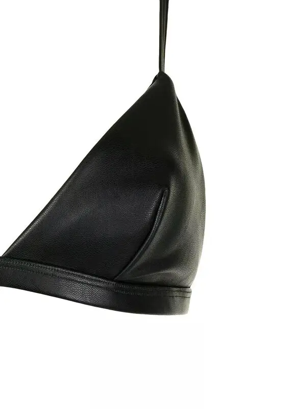 FLEUR DU MAL Vegan Leather Triangle Bra