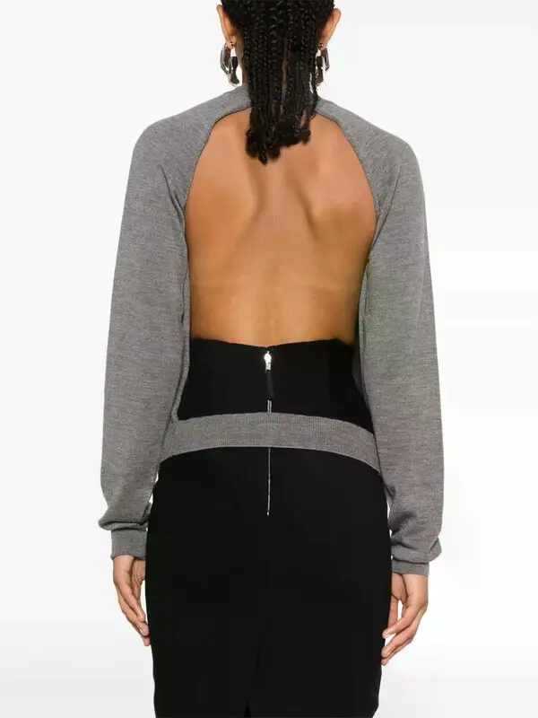 Moschino Mélange-effect Virgin Wool Cardigan