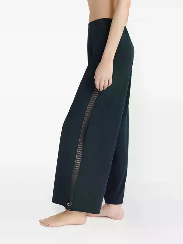 ERES Virginie Graphic Lace Panel Trousers - Blue