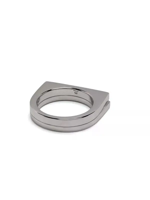 Tom Wood Sterling Step Spinel Ring