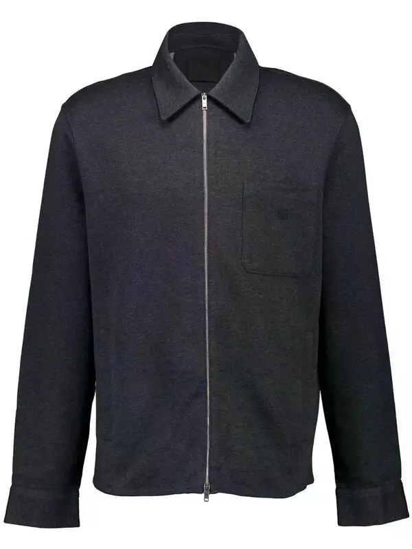 Givenchy Zipped Tailored Cotton Shirt