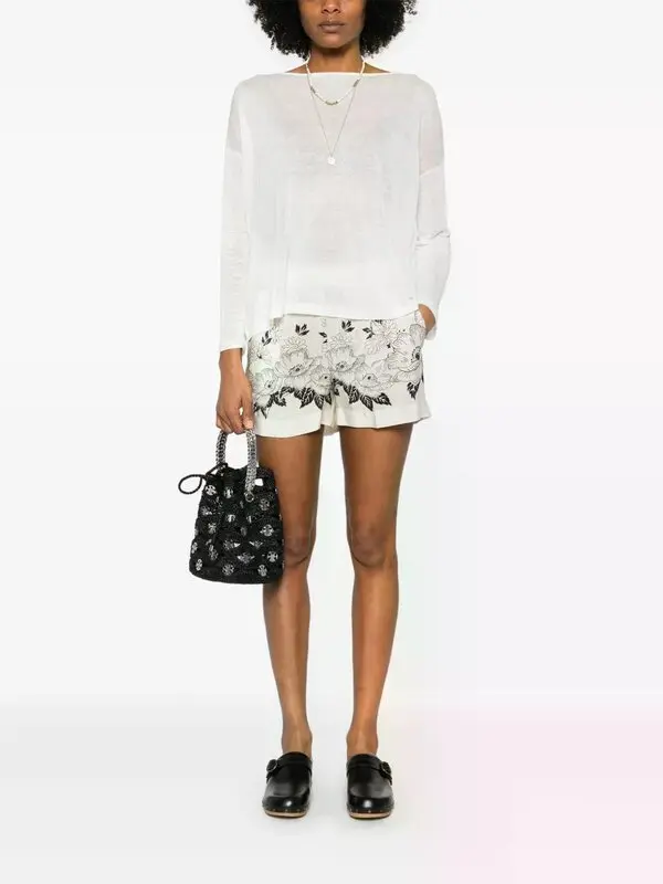 P.a.r.o.s.h Steven Floral Print Shorts
