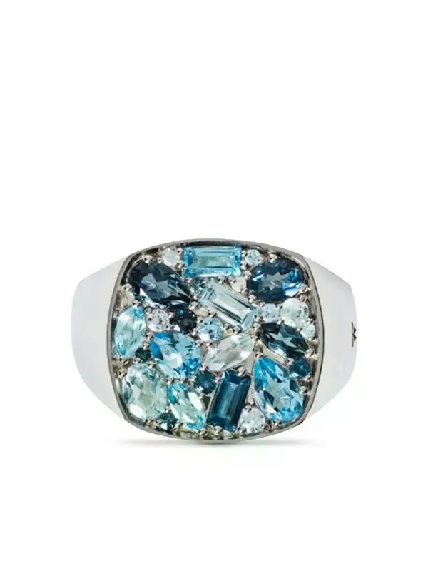 Tom Wood Kaleidoscope Ring - Blue