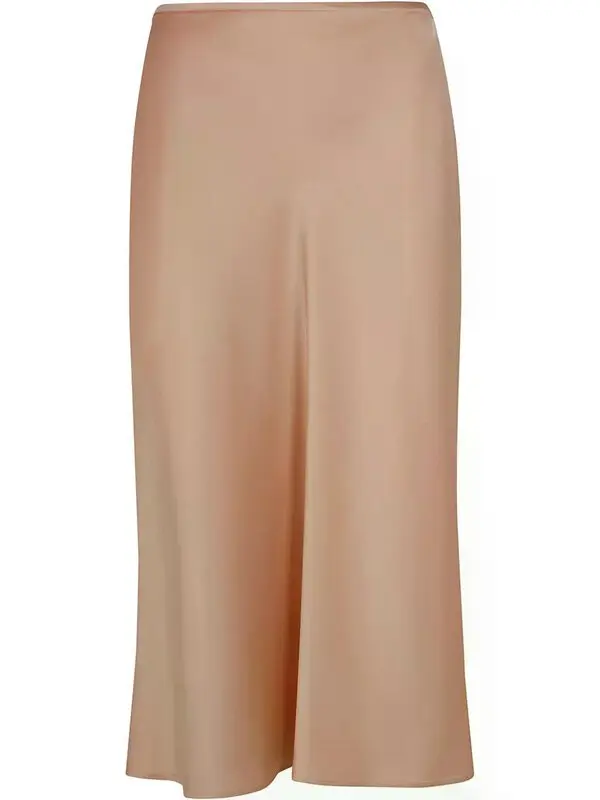 Blumarine Satin Midi Skirt