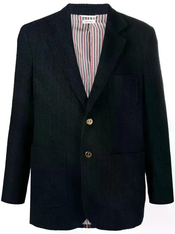 Thom Browne Tweed Single-breasted Blazer