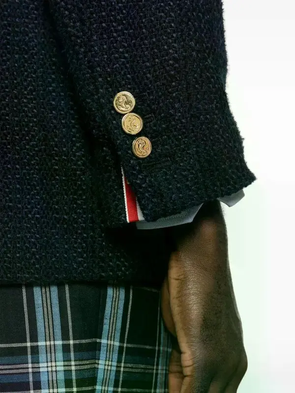 Thom Browne Tweed Single-breasted Blazer
