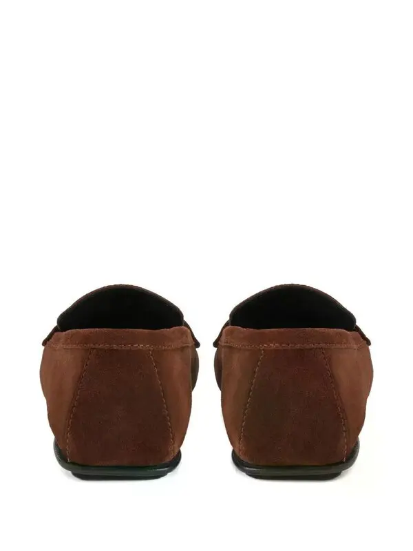 GIUSEPPE ZANOTTI Christophe Suede Loafers - Brown