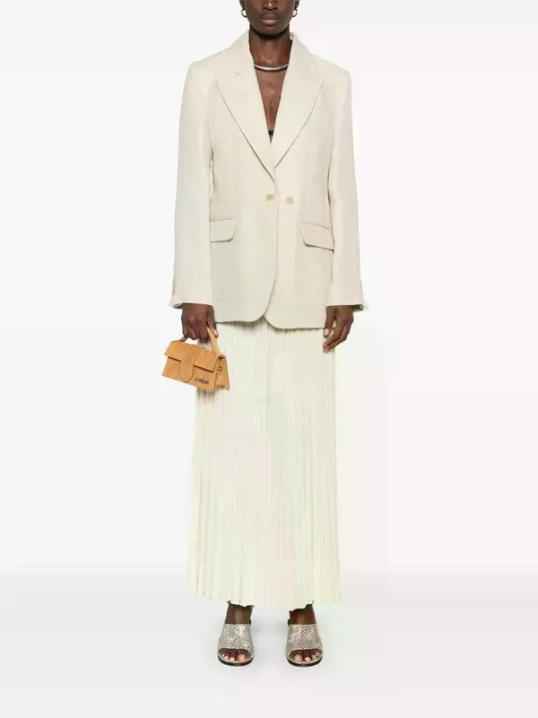 P.a.r.o.s.h Linen Blazer - Neutrals