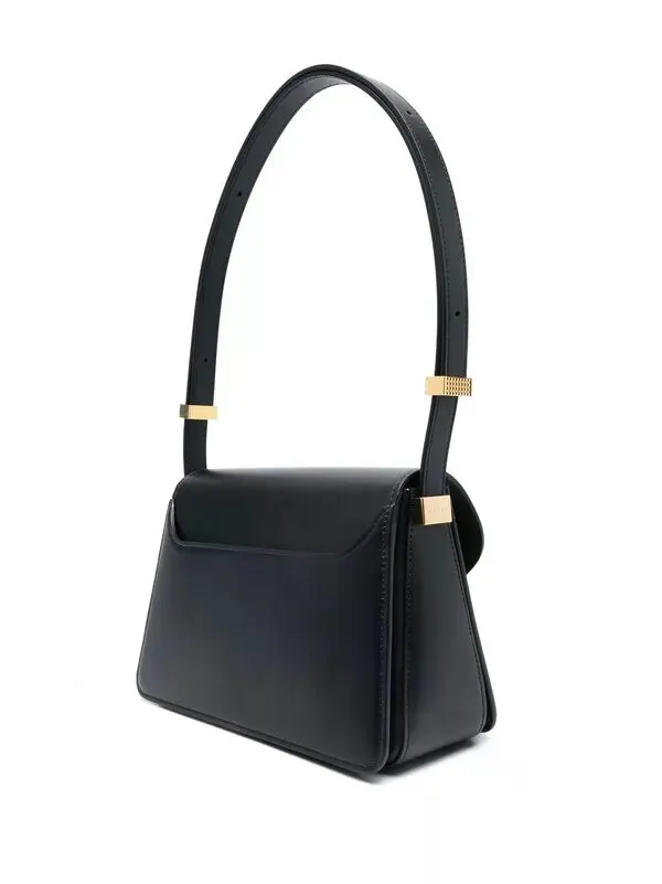 LANVIN Studded Leather Shoulder Bag