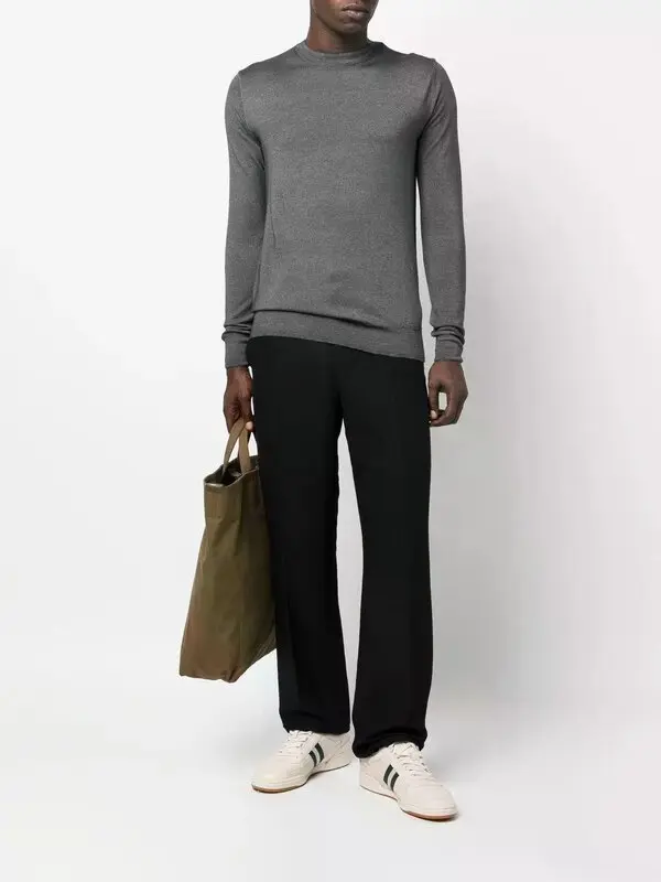 Aspesi Mélange-effect Wool Sweater - Grey