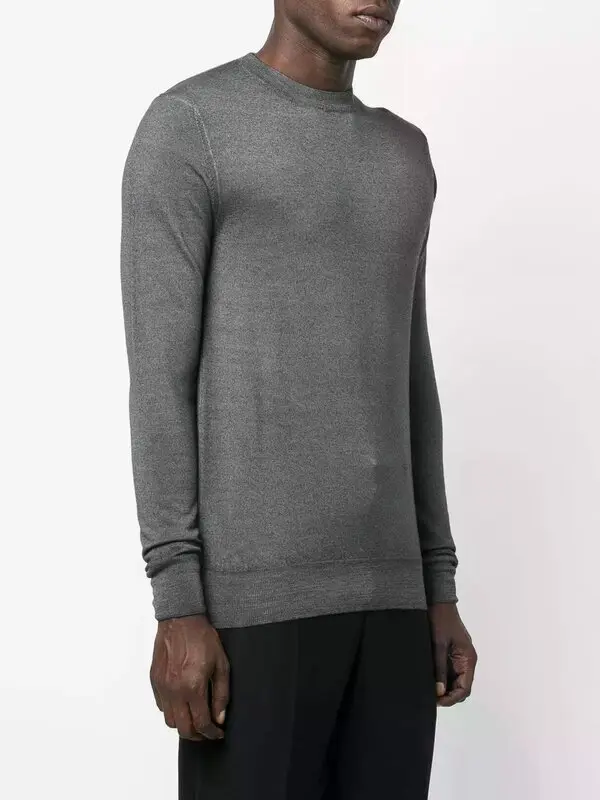 Aspesi Mélange-effect Wool Sweater - Grey
