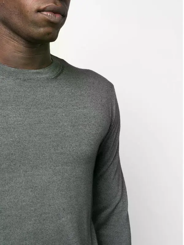 Aspesi Mélange-effect Wool Sweater - Grey