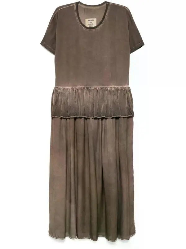 UMA WANG Ruffle-detailed Midi Dress