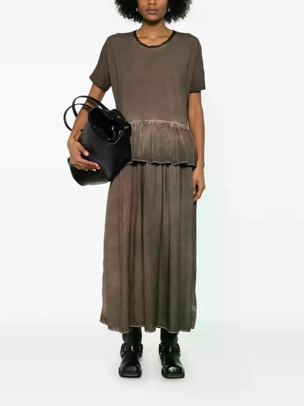 UMA WANG Ruffle-detailed Midi Dress