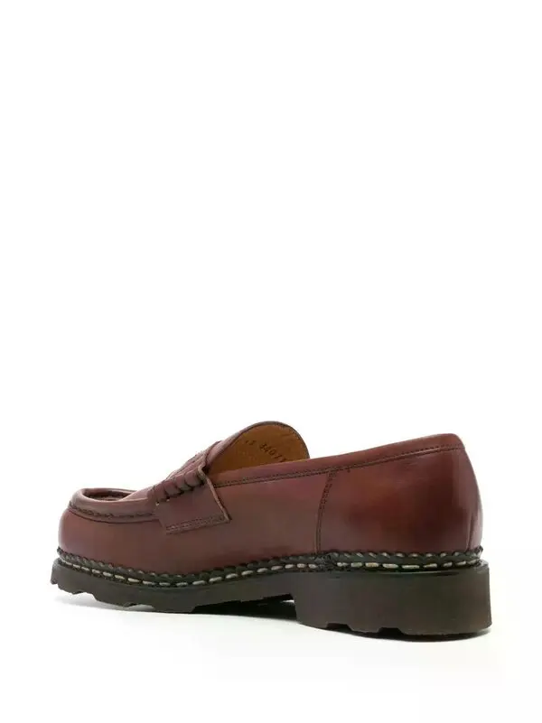 Paraboot Calf-leather Loafers With Logo Tag