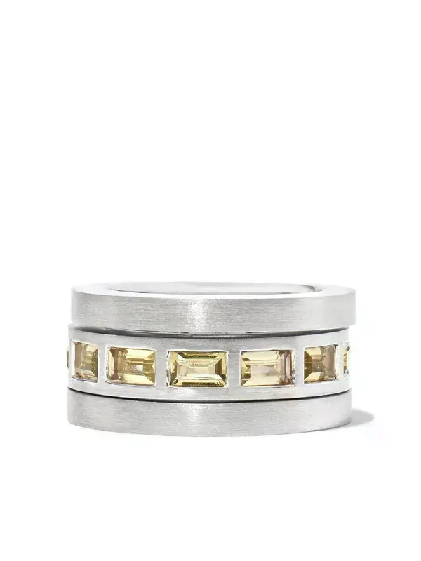 Tom Wood Double Arch Quartz Ring