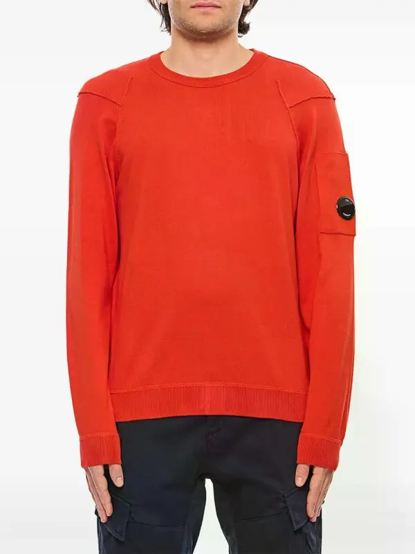 C.P. COMPANY Logo Patch Sweatshirt - Orange