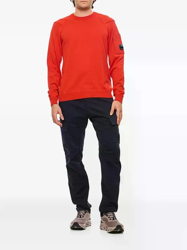 C.P. COMPANY Logo Patch Sweatshirt - Orange