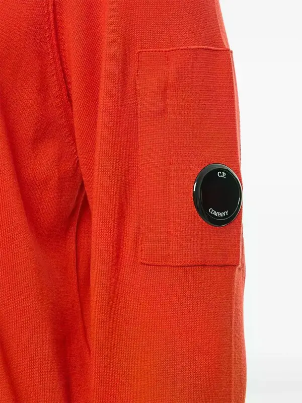 C.P. COMPANY Logo Patch Sweatshirt - Orange