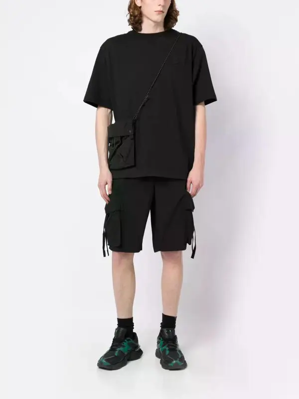 SPOONYARD Attached-pocket Short-sleeve T-shirt - Black