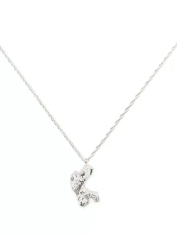 LOVENESS LEE K Alphabet-charm Necklace - Silver
