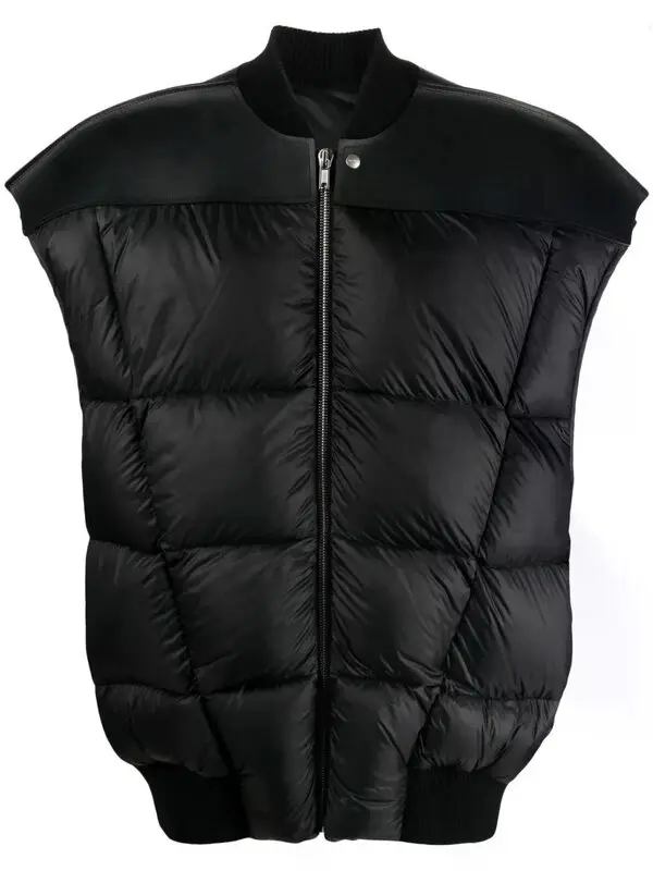 Rick Owens Zip-up Puffer Gilet