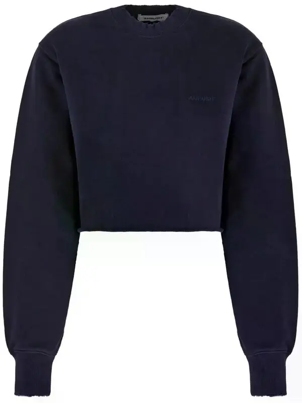 AMBUSH Logo-embroidered Cotton Sweatshirt