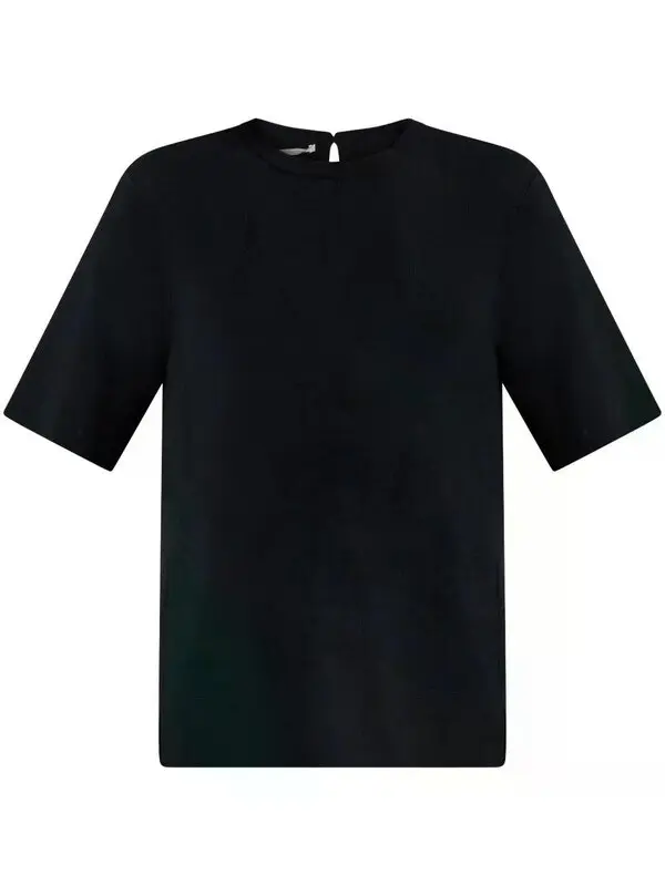 Stella McCartney Compact Knit T-shirt - Black