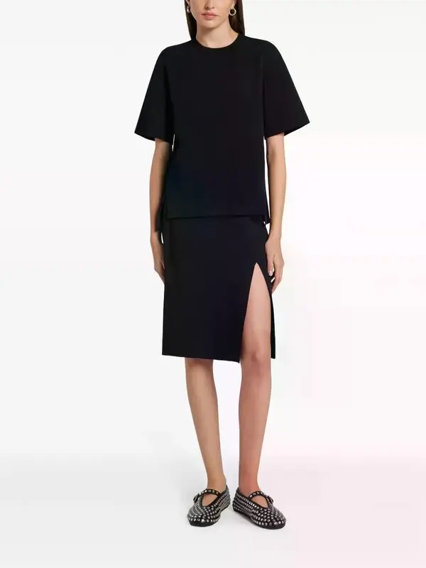 Stella McCartney Compact Knit T-shirt - Black