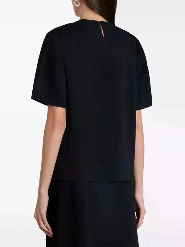 Stella McCartney Compact Knit T-shirt - Black