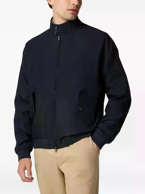 Brooks Brothers Logo-embroidered Jacket - Blue