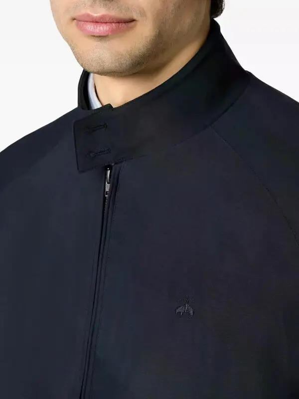 Brooks Brothers Logo-embroidered Jacket - Blue