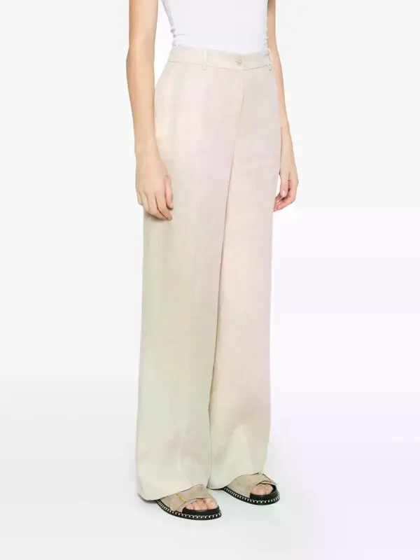 P.a.r.o.s.h Linen Wide Leg Trousers